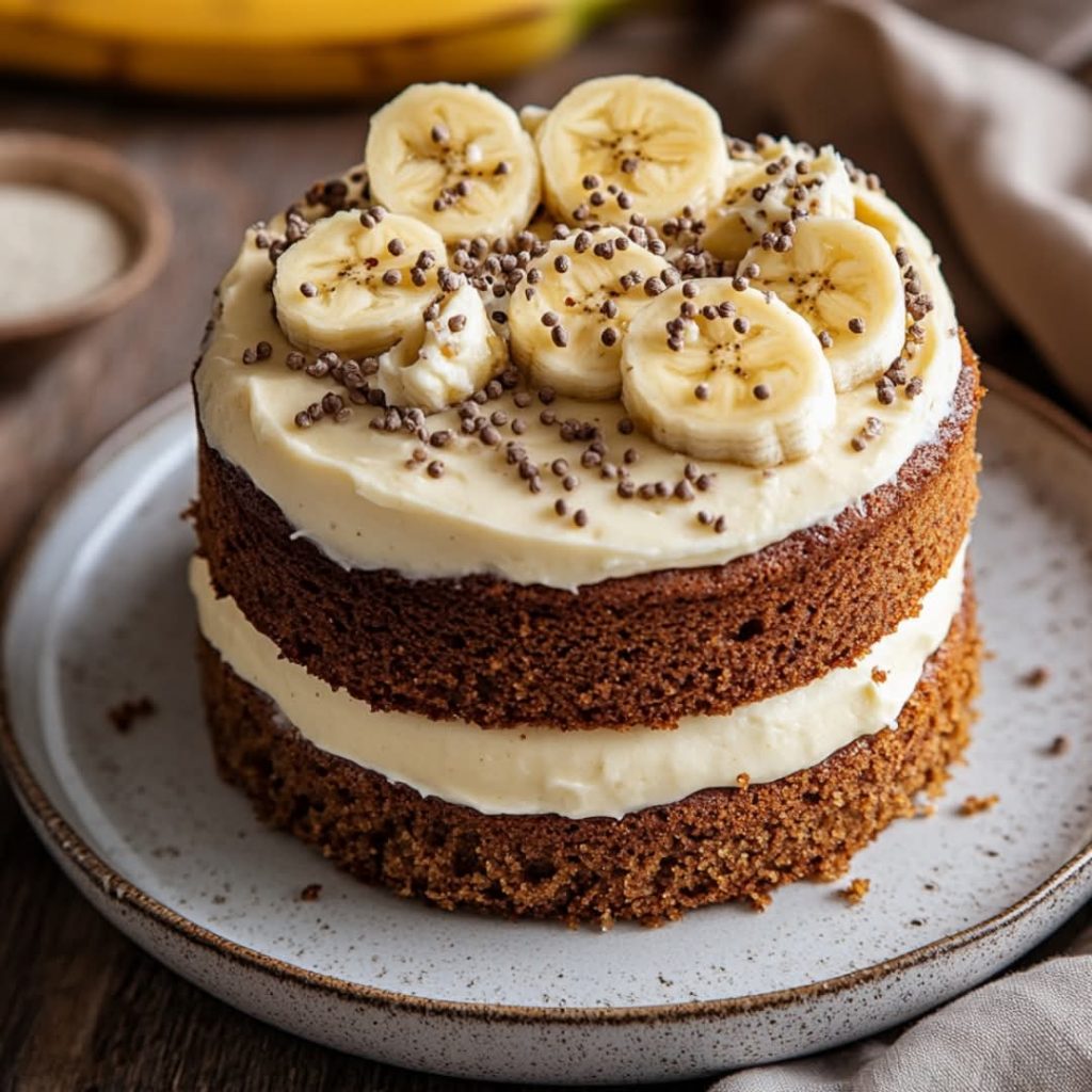 Banana Cake with Cream Cheese Frosting – Cook For You
