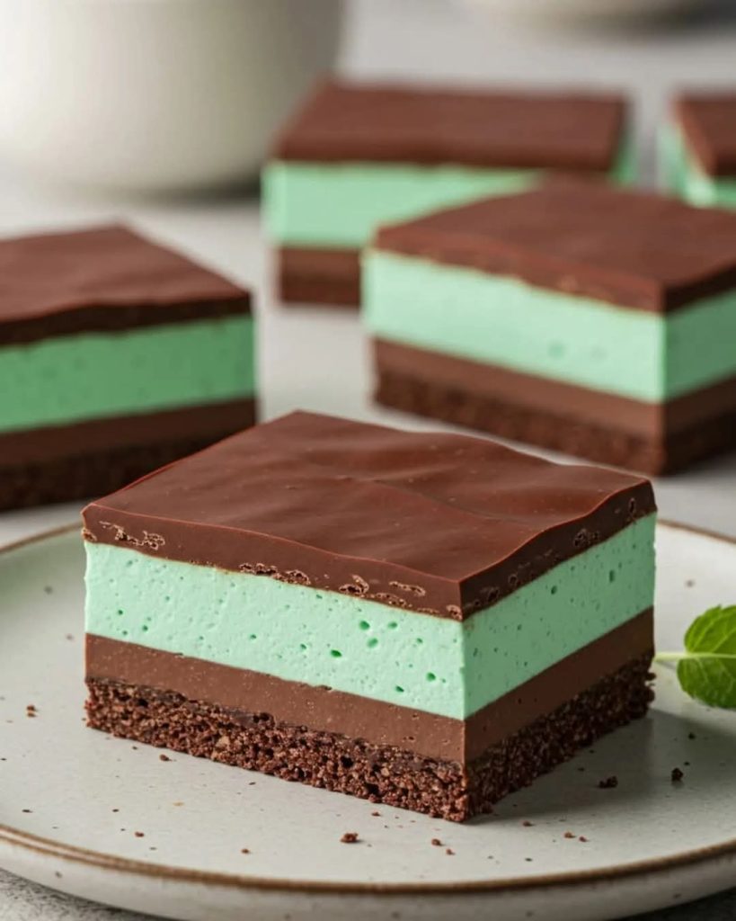 No-Bake Mint Chocolate Slice – Cook For You