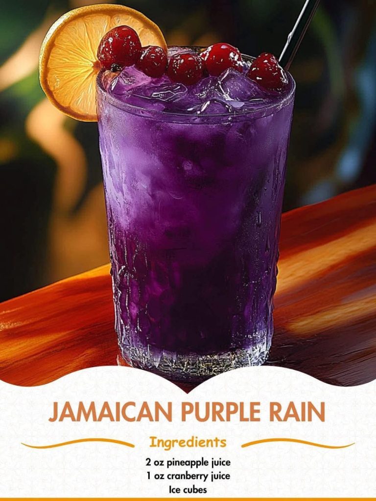 Jamaican Purple Rain Cocktail – Cook For You