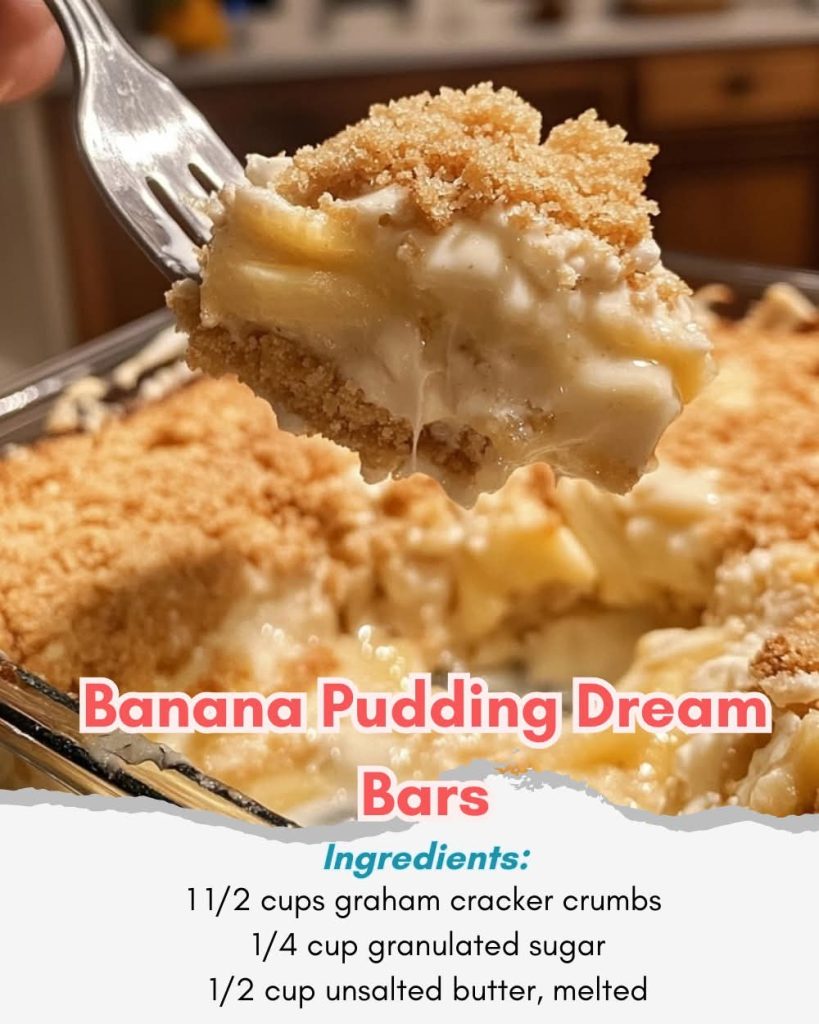 Banana Pudding Dream Bars – Cook For You