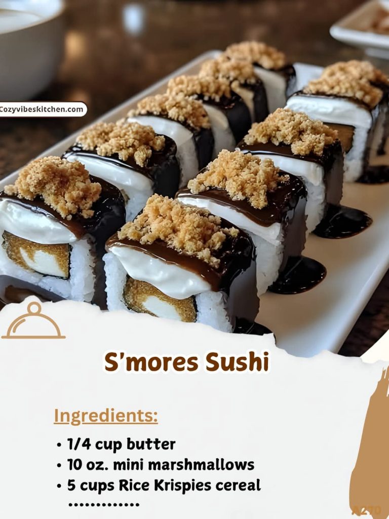 S’mores Sushi: A Campfire-Inspired Sweet Roll – Cook For You