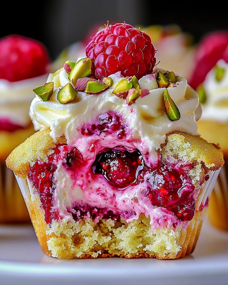 Pistachio Raspberry Cheesecake Cupcakes – Cook For You