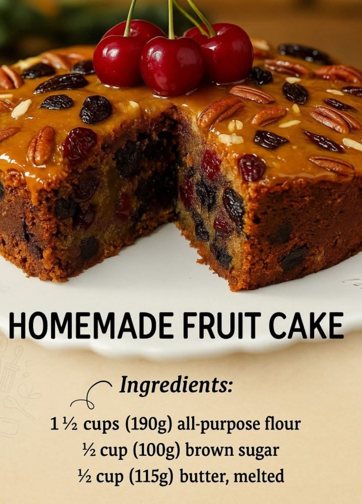 Homemade Fruit Cake – Cook For You