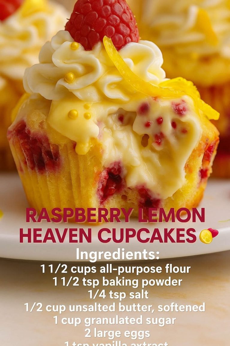 Raspberry Lemon Heaven Cupcakes – Cook For You
