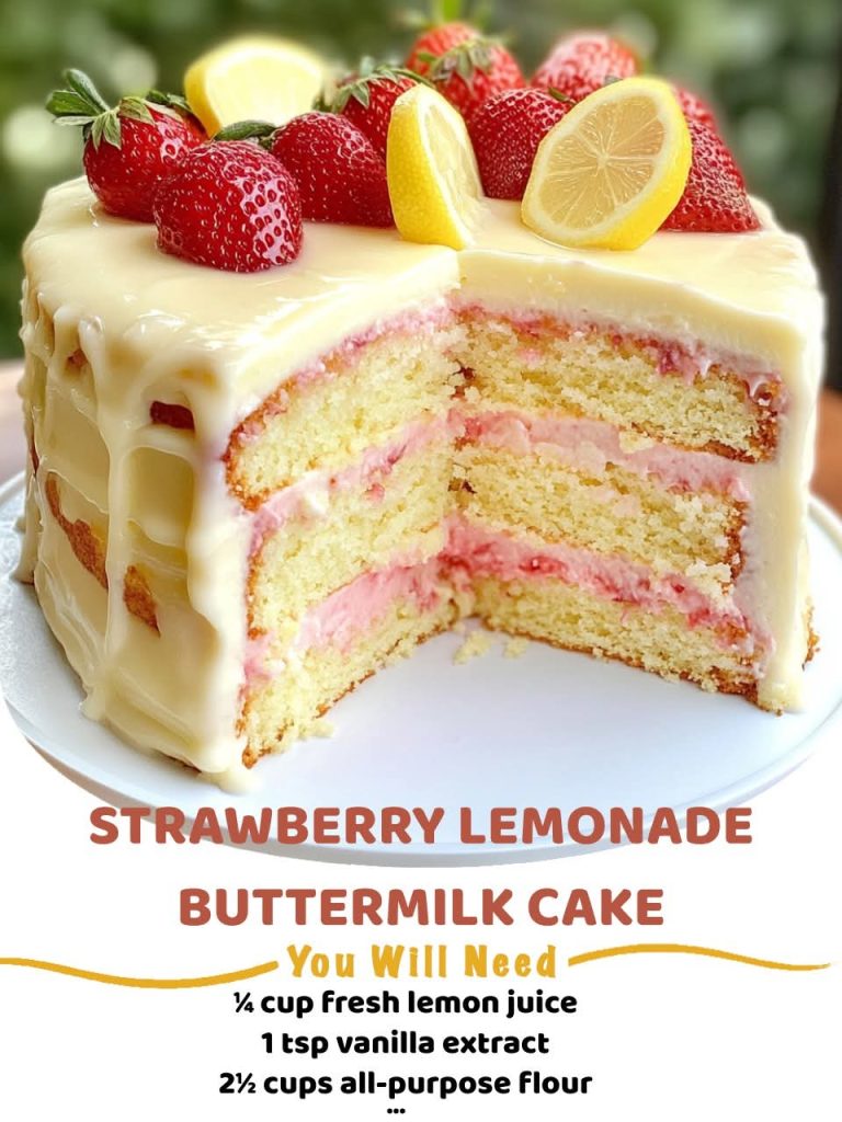 Strawberry Lemonade Buttermilk Cake – Cook For You