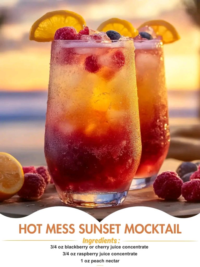 Hot Mess Sunset Mocktail – Cook For You