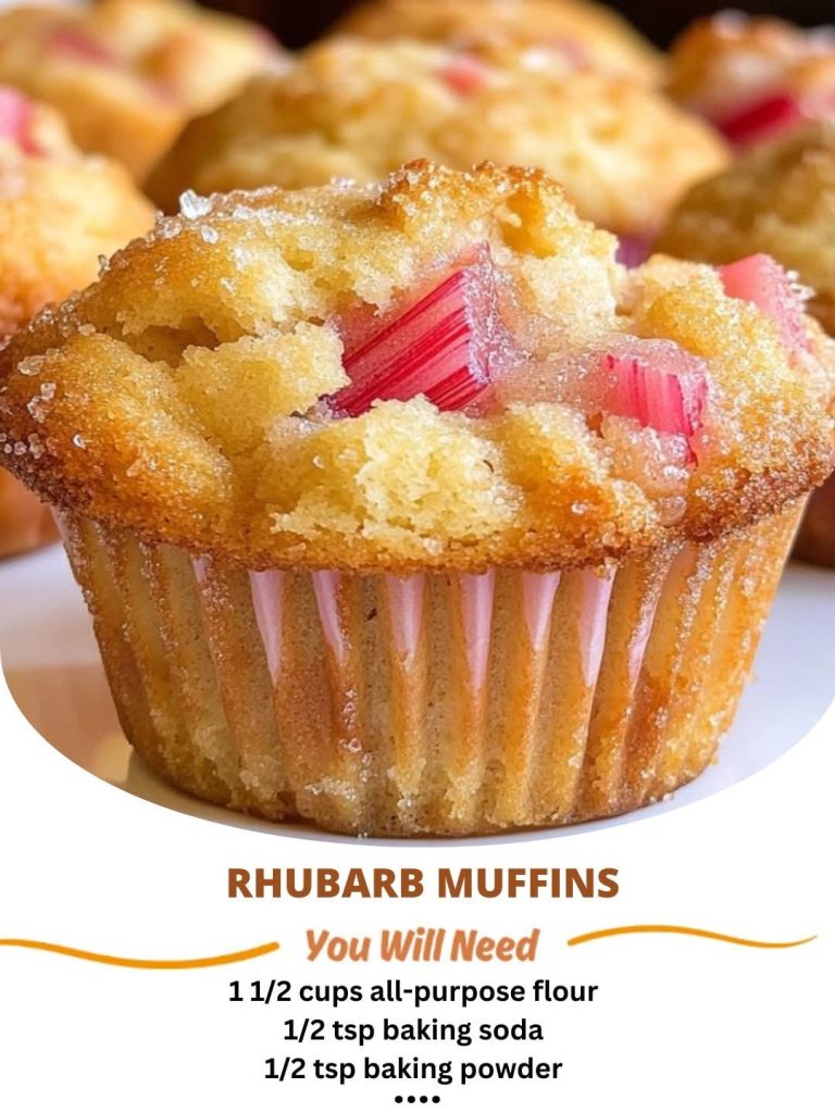Hearty Rhubarb Muffins – Cook For You
