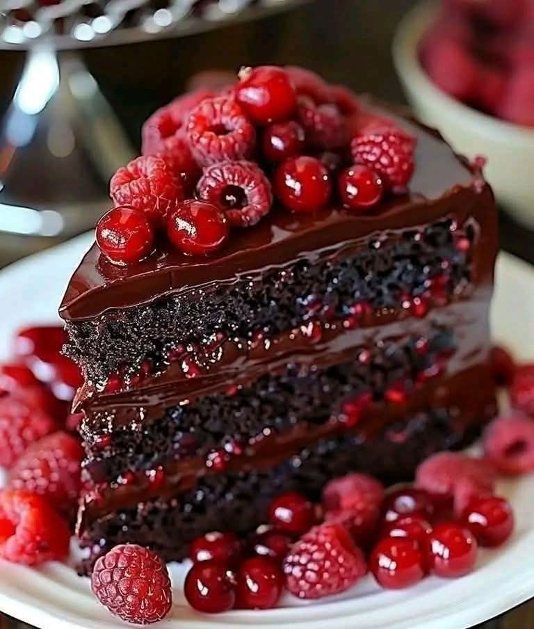 Chocolate Raspberry Truffle Cake – Cook For You