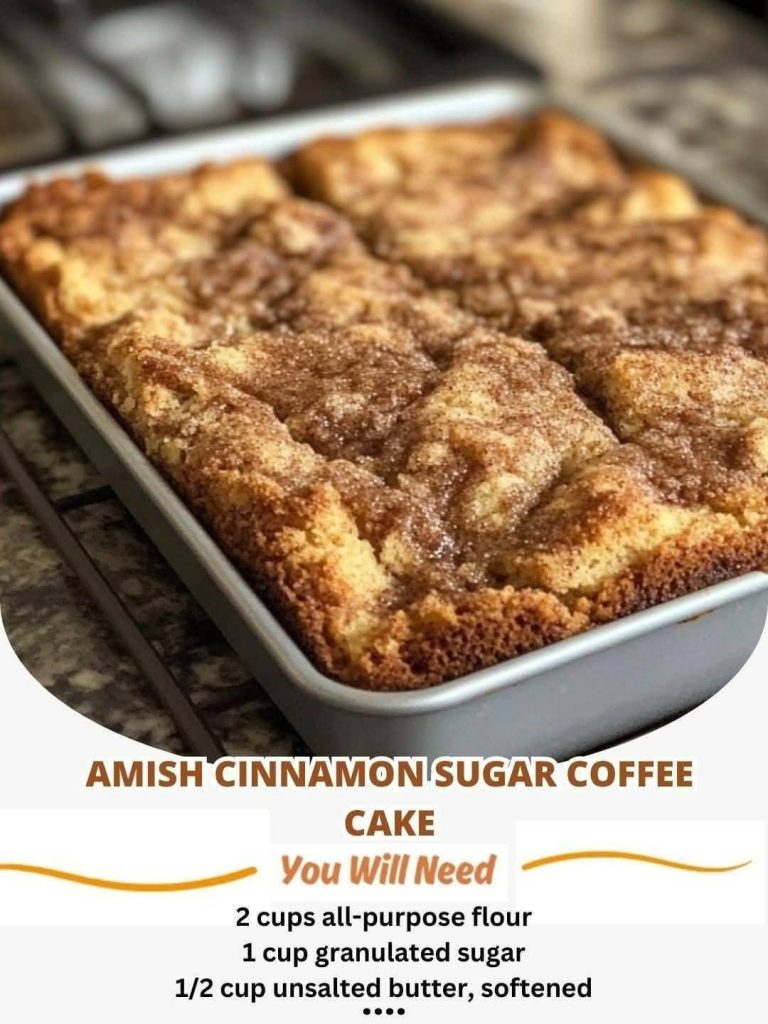 Amish Cinnamon Sugar Coffee Cake – Cook For You