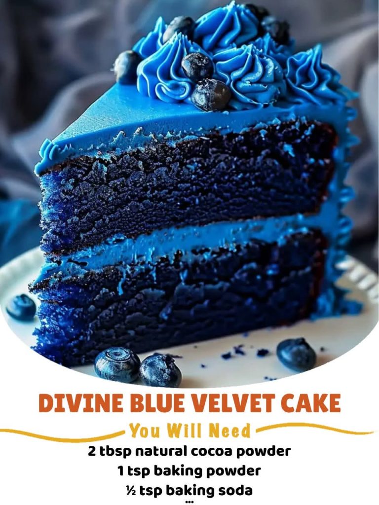 Divine Blue Velvet Cake – Cook For You
