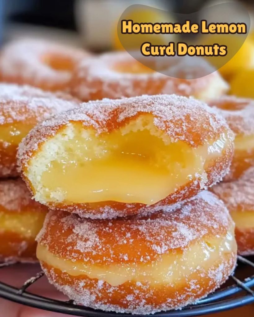 Homemade Lemon Curd Donuts – Cook For You