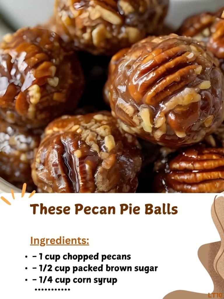 Pecan Pie Balls: Bite-Sized Southern Bliss – Cook For You
