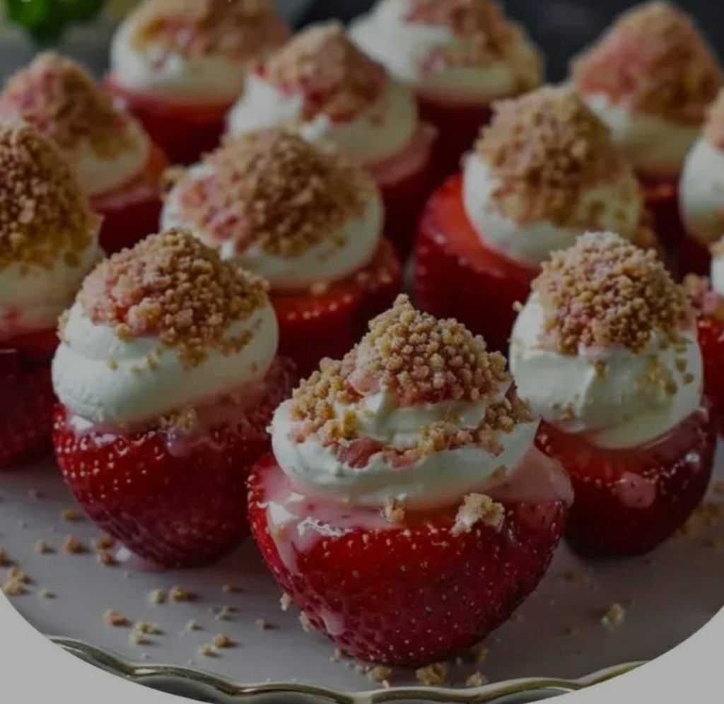 Cheesecake Deviled Strawberries – Cook For You