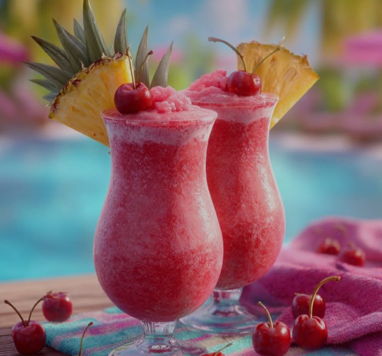 Frozen Cherry Piña Coladas – Cook For You