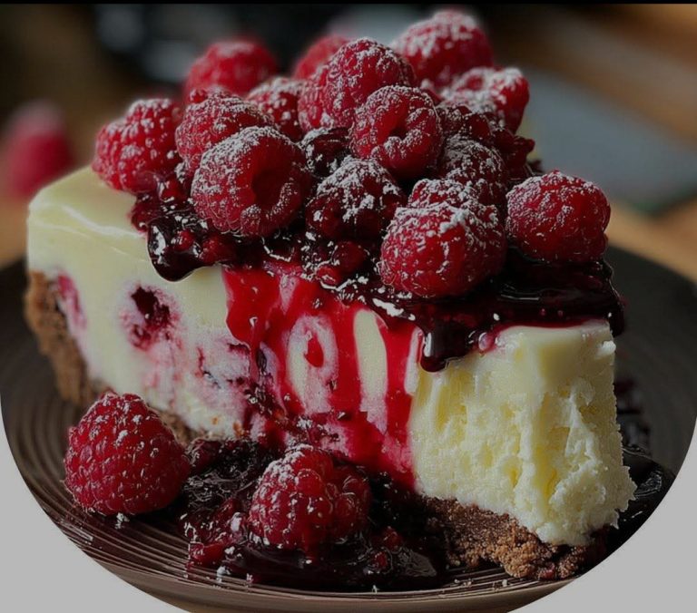 No-Bake White Chocolate Raspberry Cheesecake – Cook For You