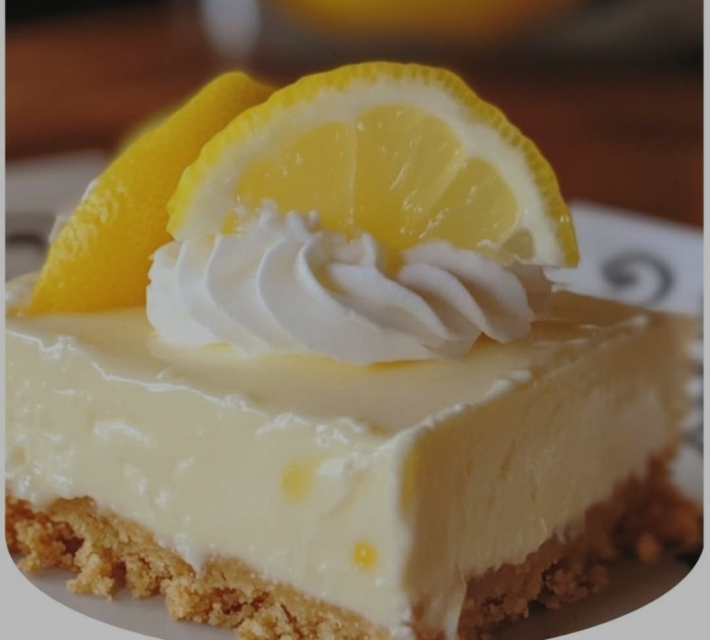 No-Bake Lemon Cheesecake Bars – Cook For You