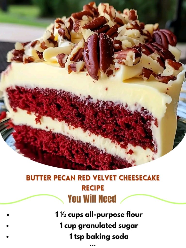 Butter Pecan Red Velvet Cheesecake – Cook For You