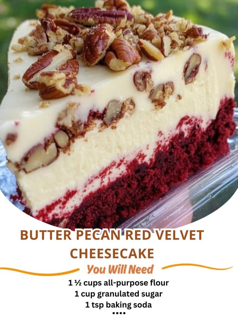 Butter Pecan Red Velvet Cheesecake – Cook For You