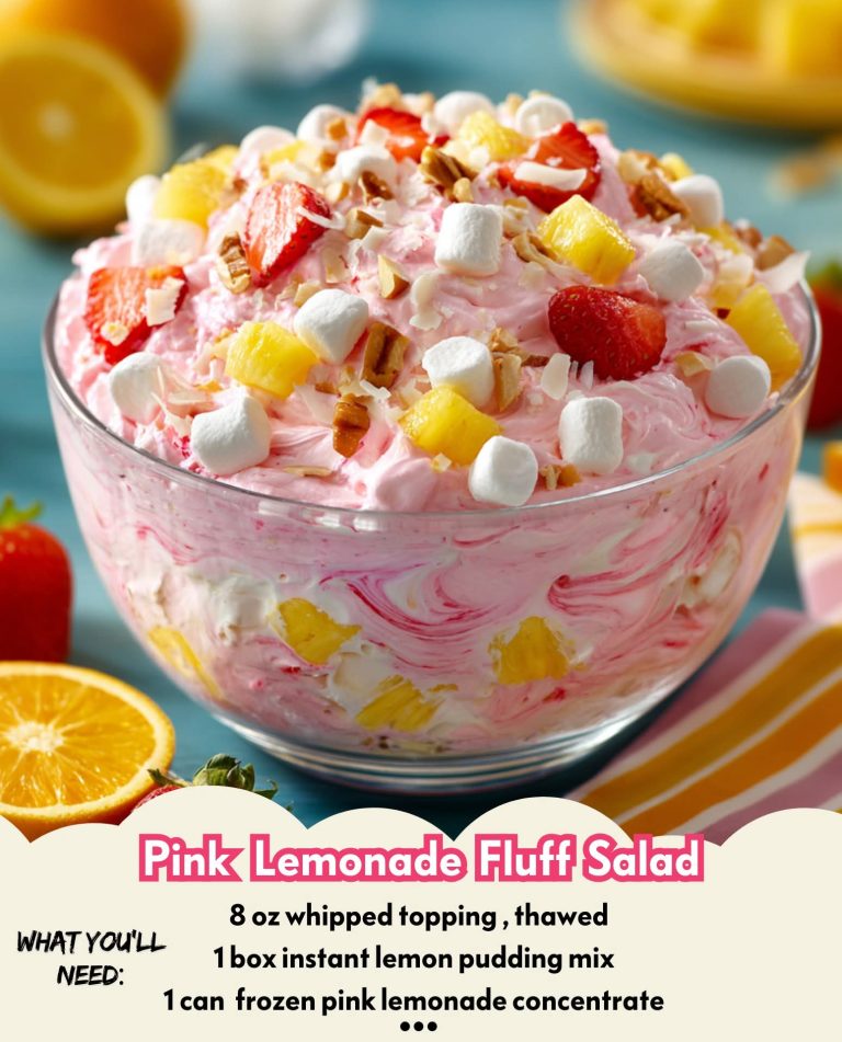 Pink Lemonade Fluff Salad – Cook For You