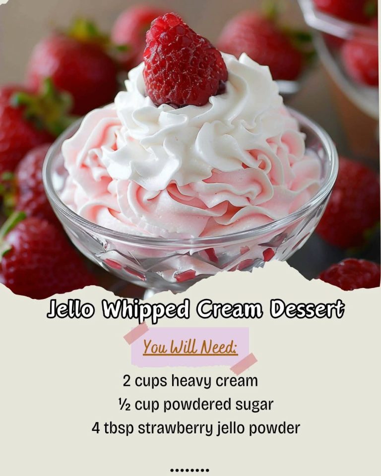 Jello Whipped Cream Dessert – Cook For You