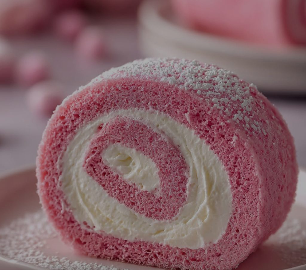 Pink Velvet Cake Roll – Cook For You