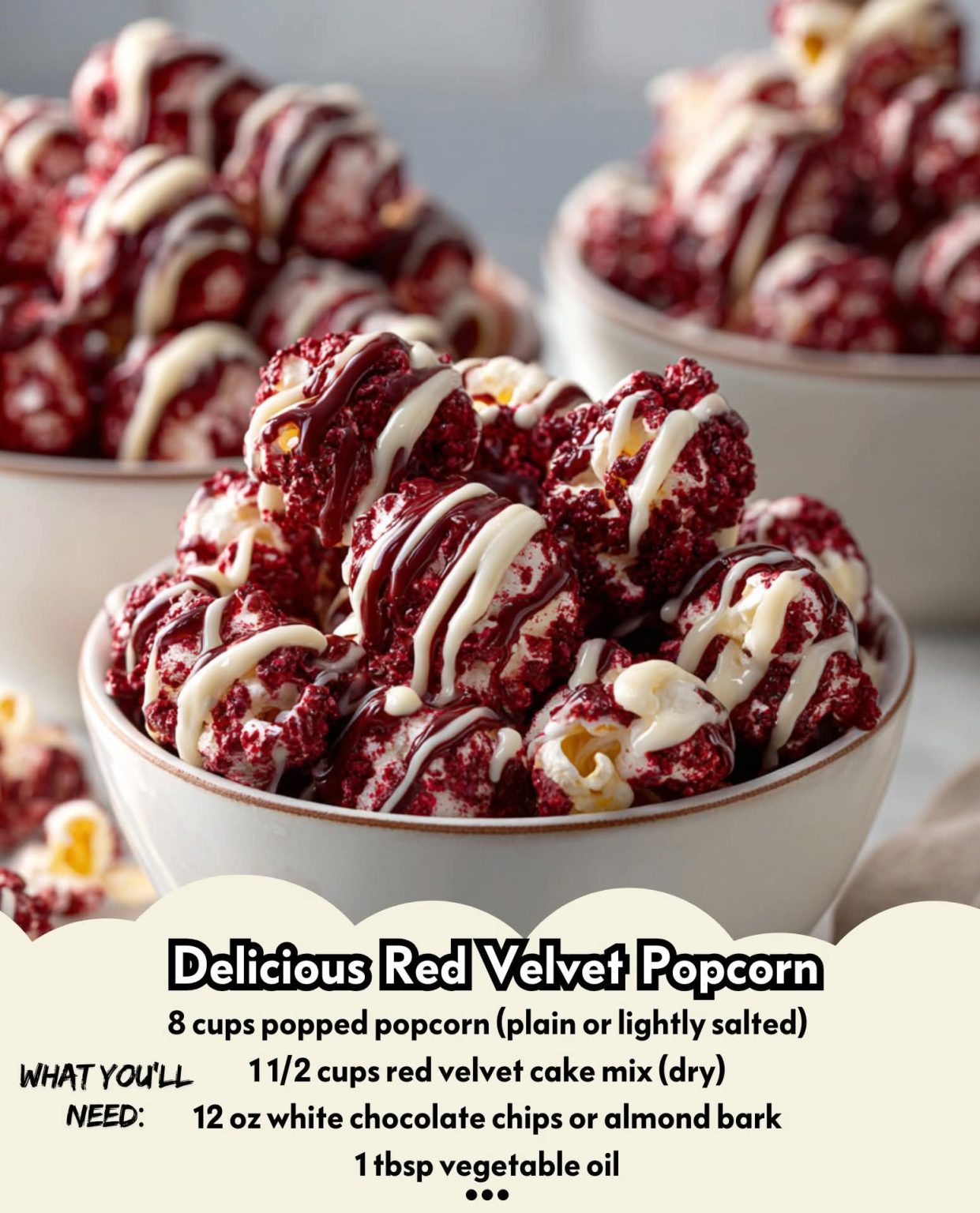 Delicious Red Velvet Popcorn – Cook For You