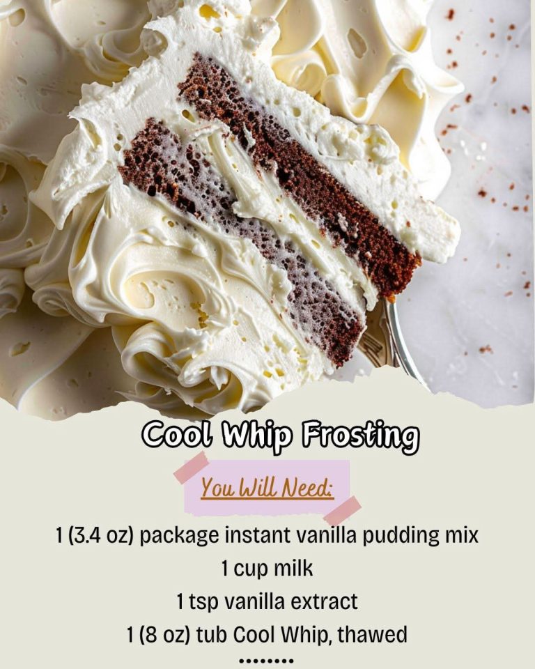 Cool Whip Frosting Recipe – Cook For You