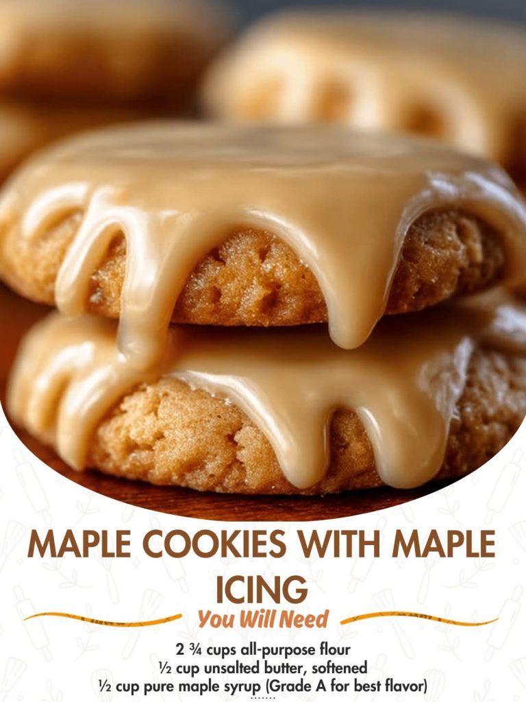 Maple Cookies with Maple Icing – Cook For You