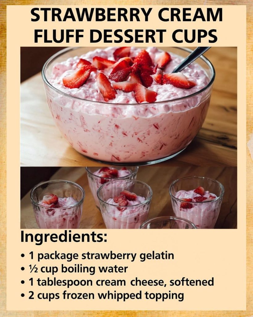 2-Minute Easy Strawberry Dessert – Cook For You