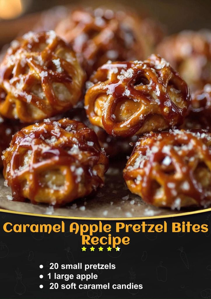 Caramel Apple Pretzel Bites – Cook For You