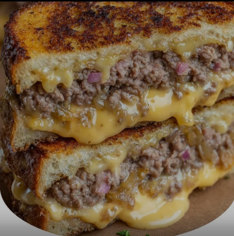 Smashing Patty Melt with Sauce – Cook For You