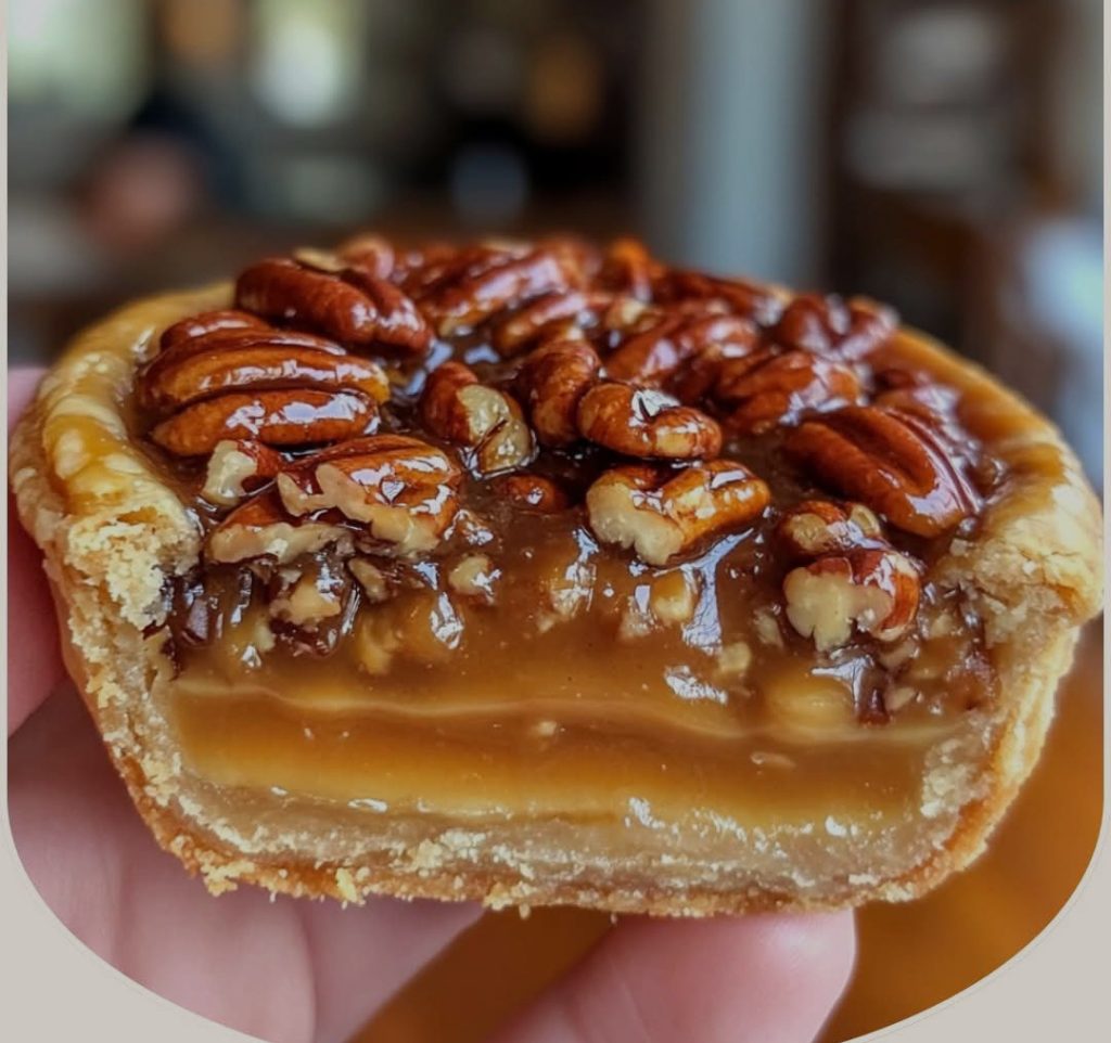Baby Caramel Pecan Impossible Pies – Cook For You
