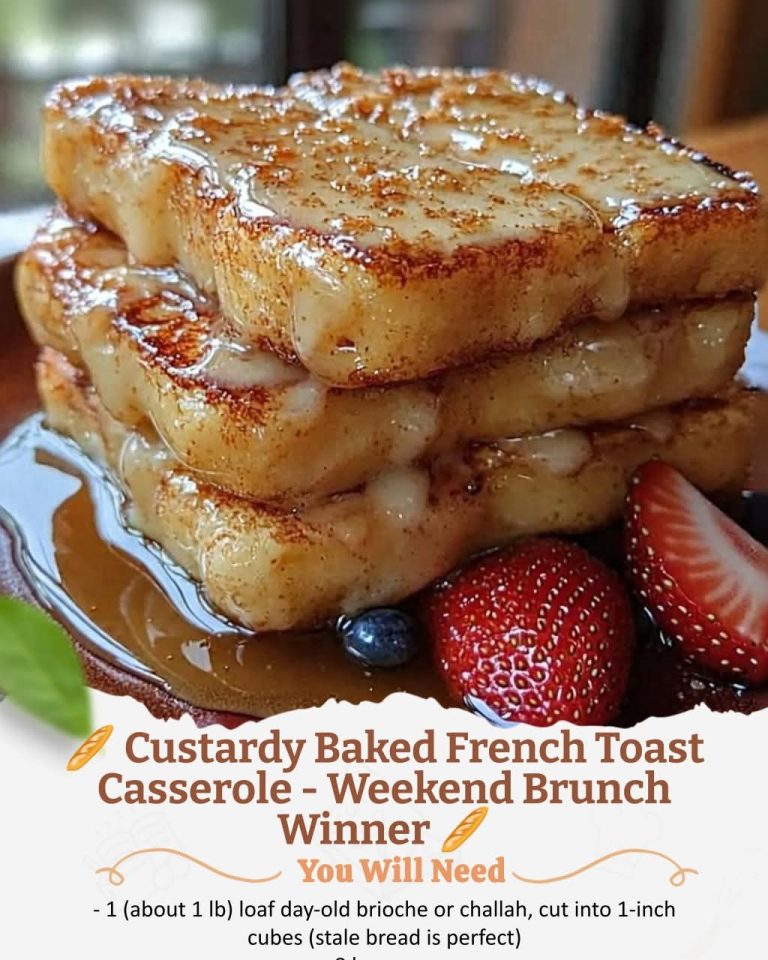 Custardy Baked French Toast Casserole – Cook For You