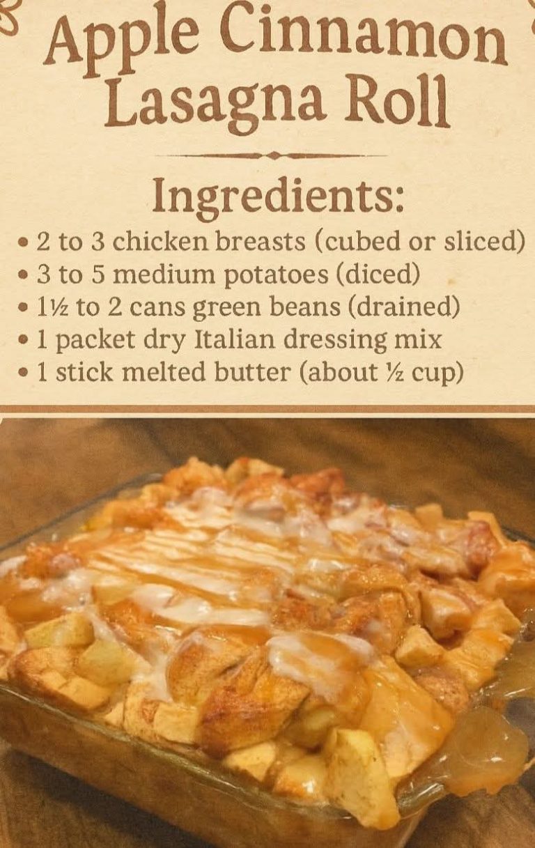 Apple Cinnamon Lasagna Roll – Cook For You