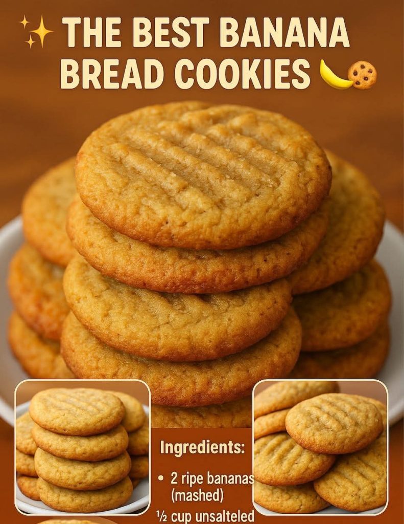 The Best Banana Bread Cookies – Cook For You