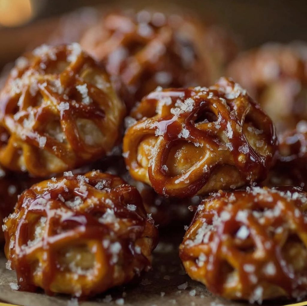 Caramel Apple Pretzel Bites – Cook For You