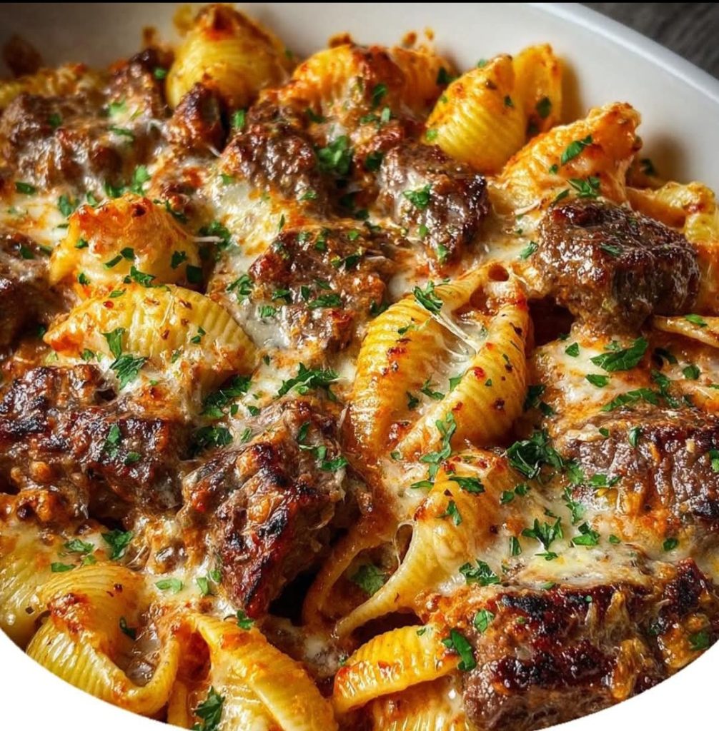 Creamy Paprika Steak Shells Recipe – Cook For You