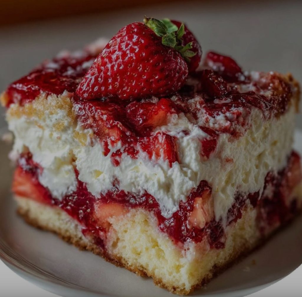 Strawberry Earthquake Cake – Cook For You