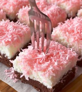 Pink Coconut Snowball Cake Bars – Cook For You