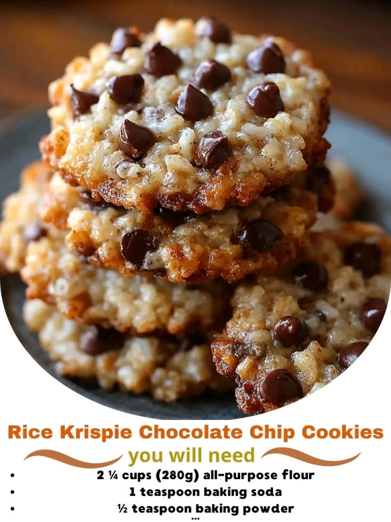 Rice Krispie Chocolate Chip Cookies – Cook For You