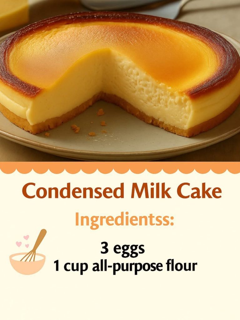 Condensed Milk Cake: A Rich, Moist, and Irresistible Delight – Cook For You