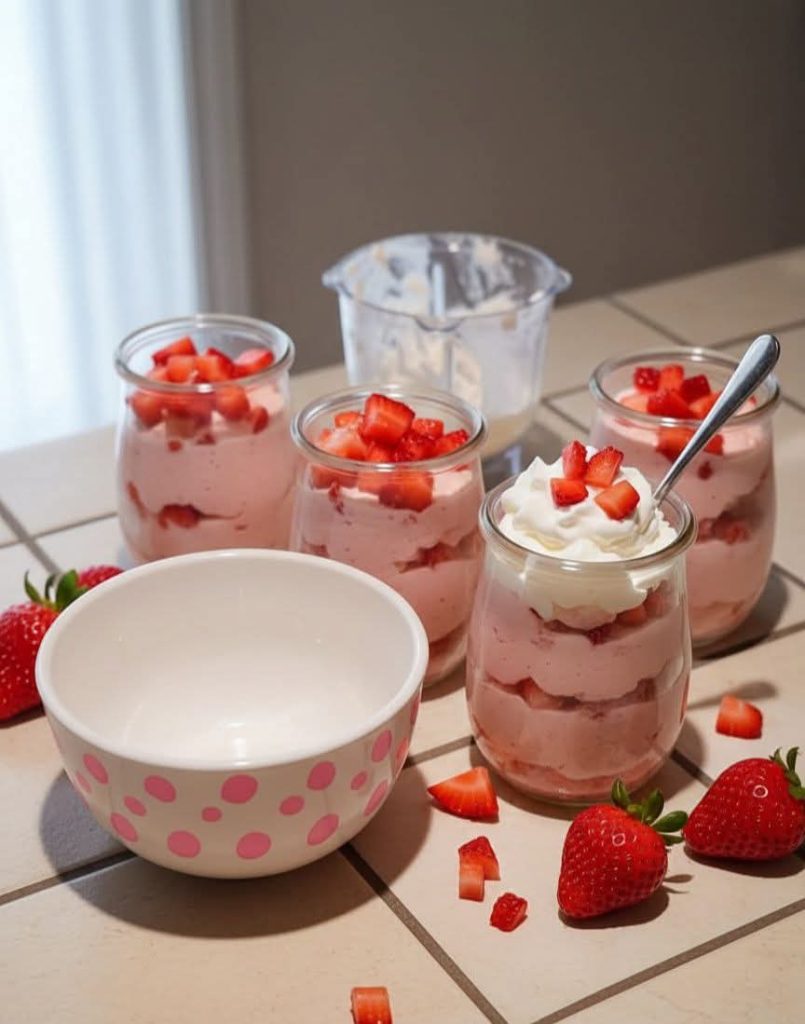 Strawberries & Cream Cloud Cups – Cook For You