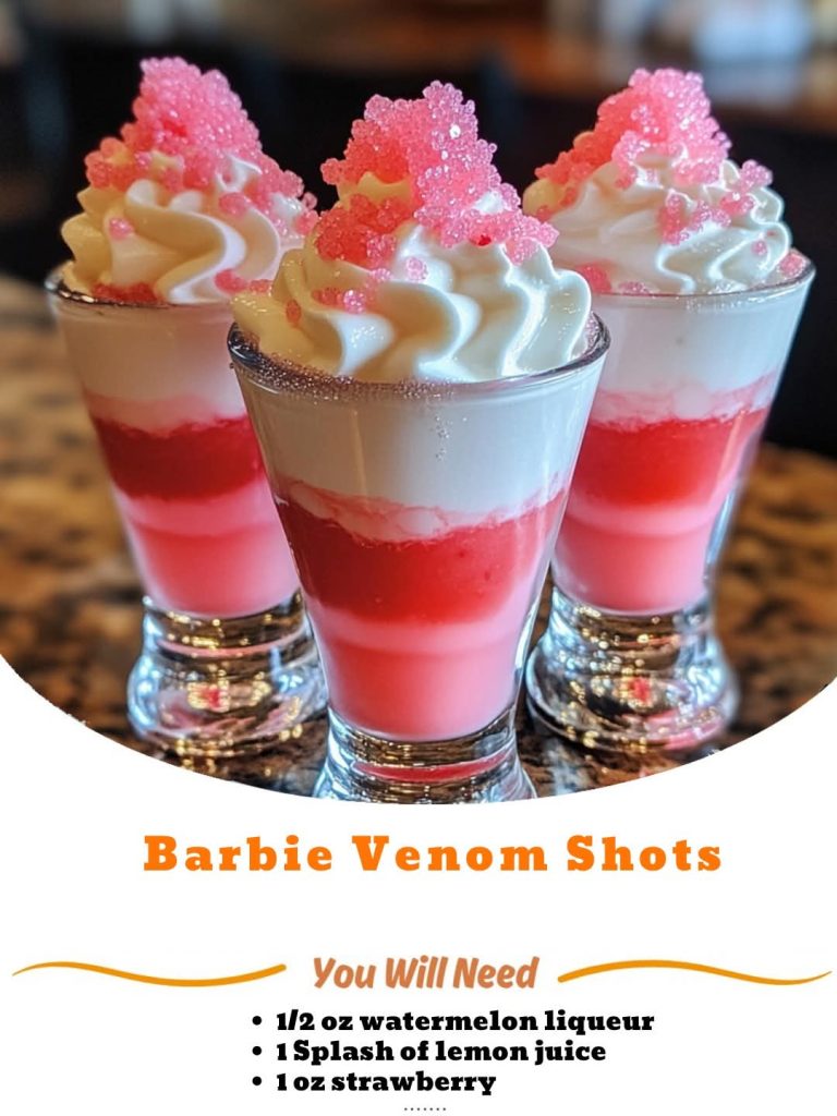 Barbie Venom Shots 💖🕷️🧪: A Sweet, Spooky Twist on Your Party Favorites ...