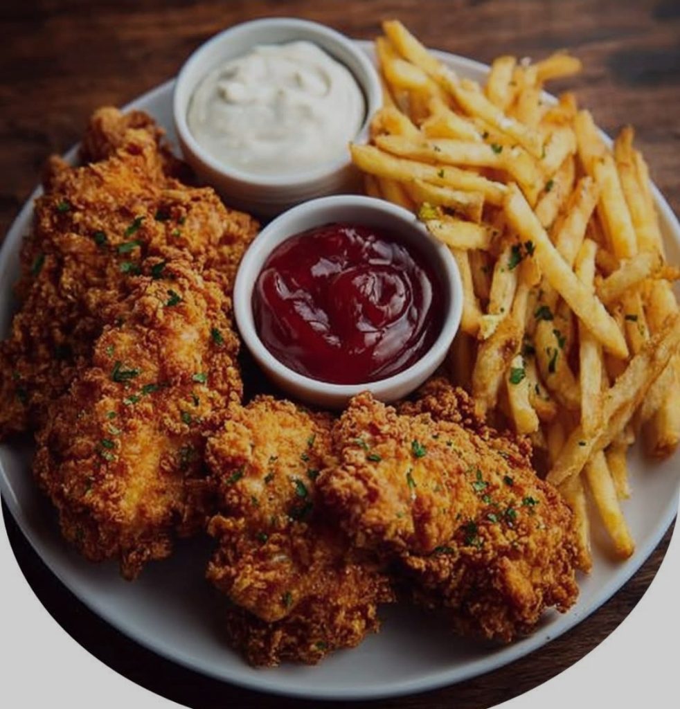 Crispy Fried Chicken & Fries – Cook For You