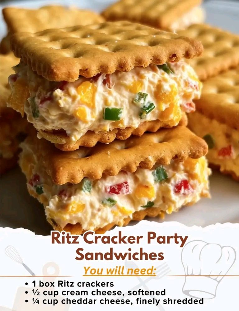 Ritz Cracker Party Sandwiches – Cook For You