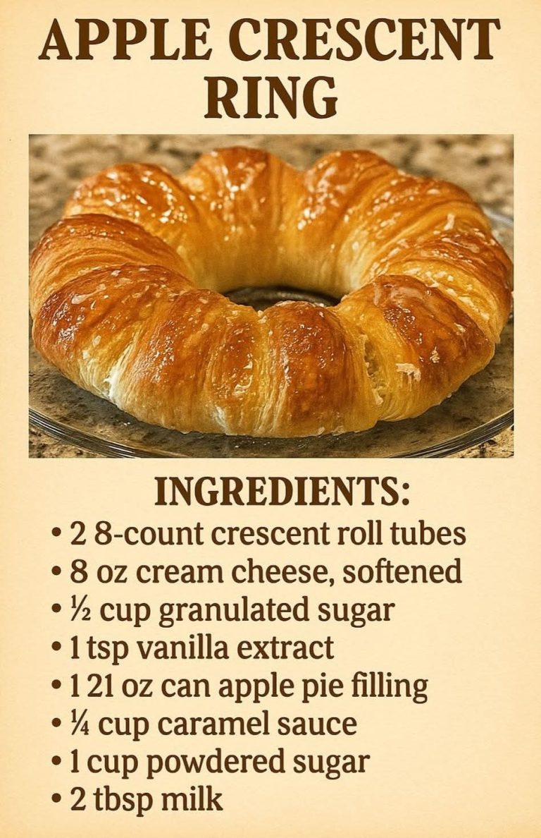 Apple Crescent Ring – Cook For You