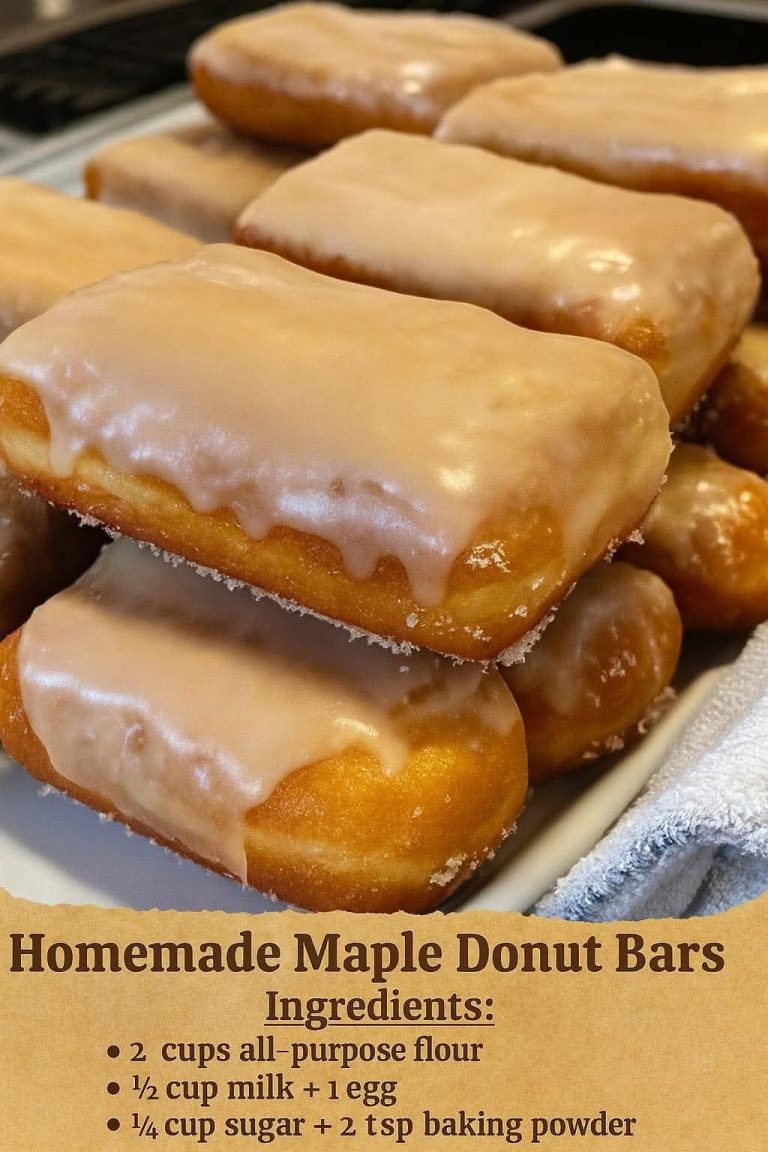 Homemade Maple Donut Bars – Cook For You