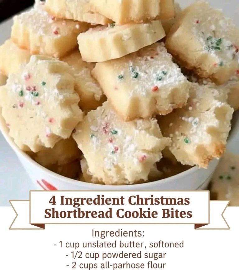 4-Ingredient Christmas Shortbread Cookie Bites: A Simple Holiday Treat ...