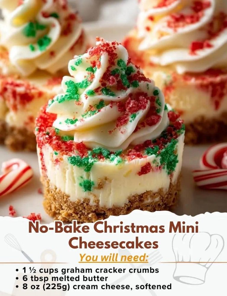 No-Bake Christmas Mini Cheesecakes: A Holiday Delight – Cook For You
