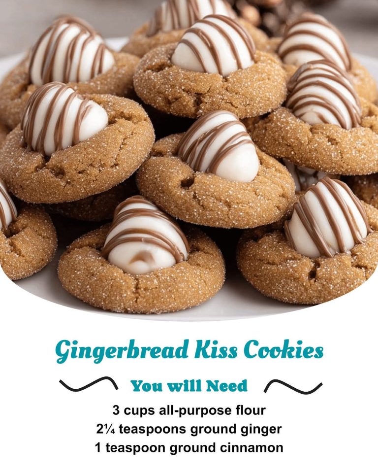 Gingerbread Kiss Cookies Recipe – Cook For You